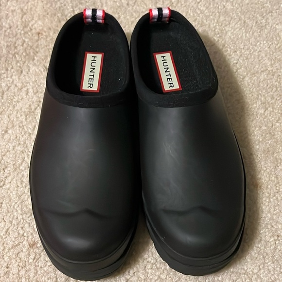 Hunter | Shoes | Hunter Original Play Platform Clogs Black Size 5 ...
